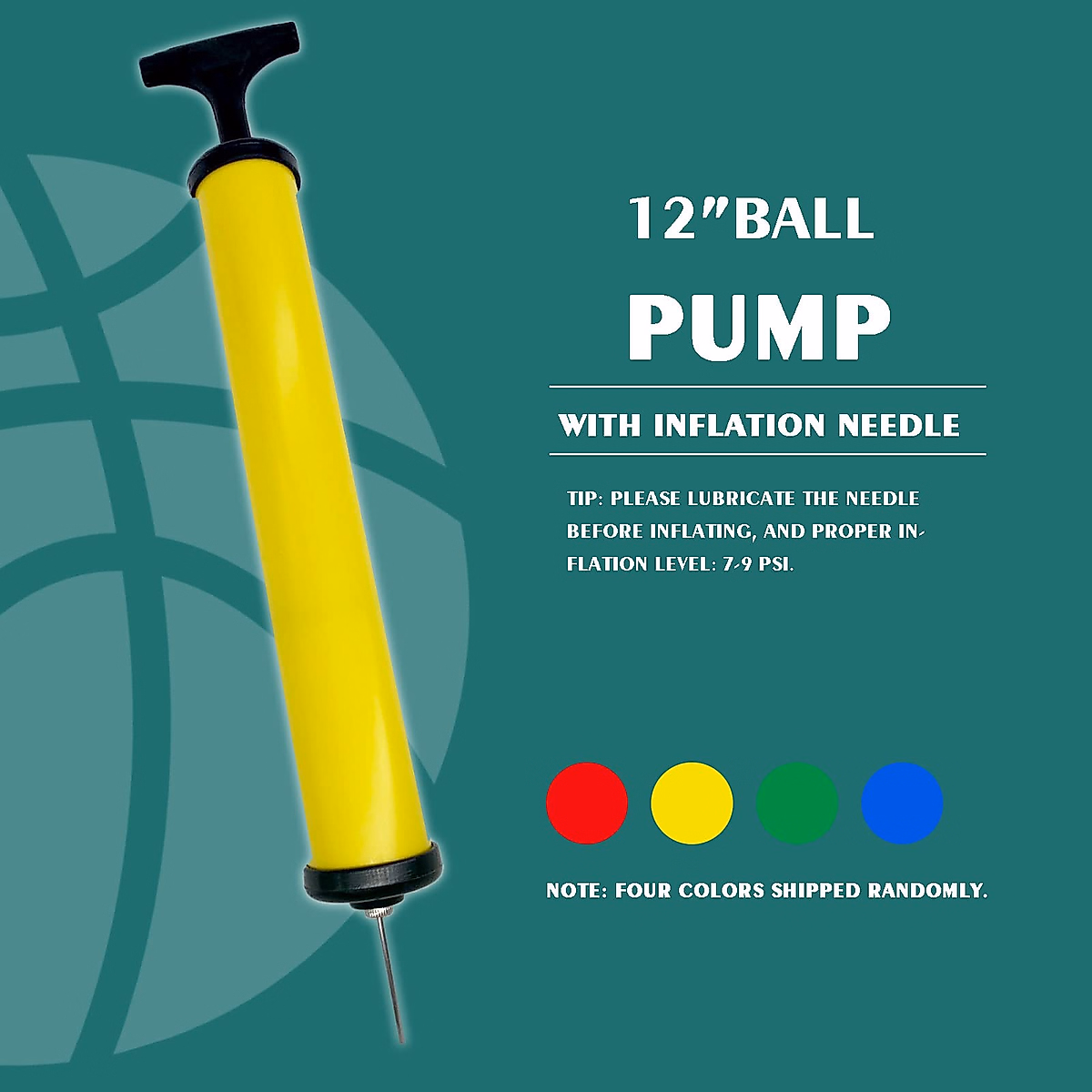 PATTONLEX Basketball - Official Size 7 (29.5") - Composite Leather - Indoor/Outdoor Ball for Men(Blue/red)