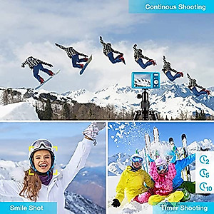 Digital Cameras for Photography Digital Camera, Compact Digital Cameras FHD 1280P 48MP with 16X Digital Zoom, Portable Mini Camera for Photography with 32G SD Card Vlogging Camera