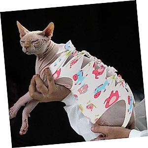 Toddmomy 3pcs Clothes Suit Dog Collar Cat Collar Chocker Dreses Puppy Cats After Surgery Collar Small Cat Collar Soft Cone of - Licking Circle Kitten Collars - Bite Lick Pet