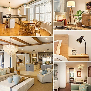 LEOOLS E12 Led Chandelier Light Bulb,Frosted G16.5 Type G Round Light Bulb,40 watt 400lm 3000k Soft White,Dimmable Led Globe Light Bulbs for Ceiling Fan,Scentsy,Vanity,Candelabra LED Light Bulbs 6 pcs