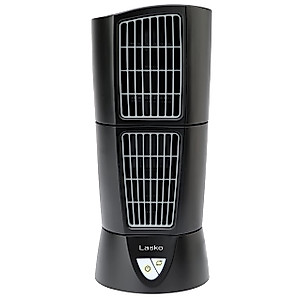 Lasko 4916 Platinum Desktop Wind Tower Oscillating Fan
