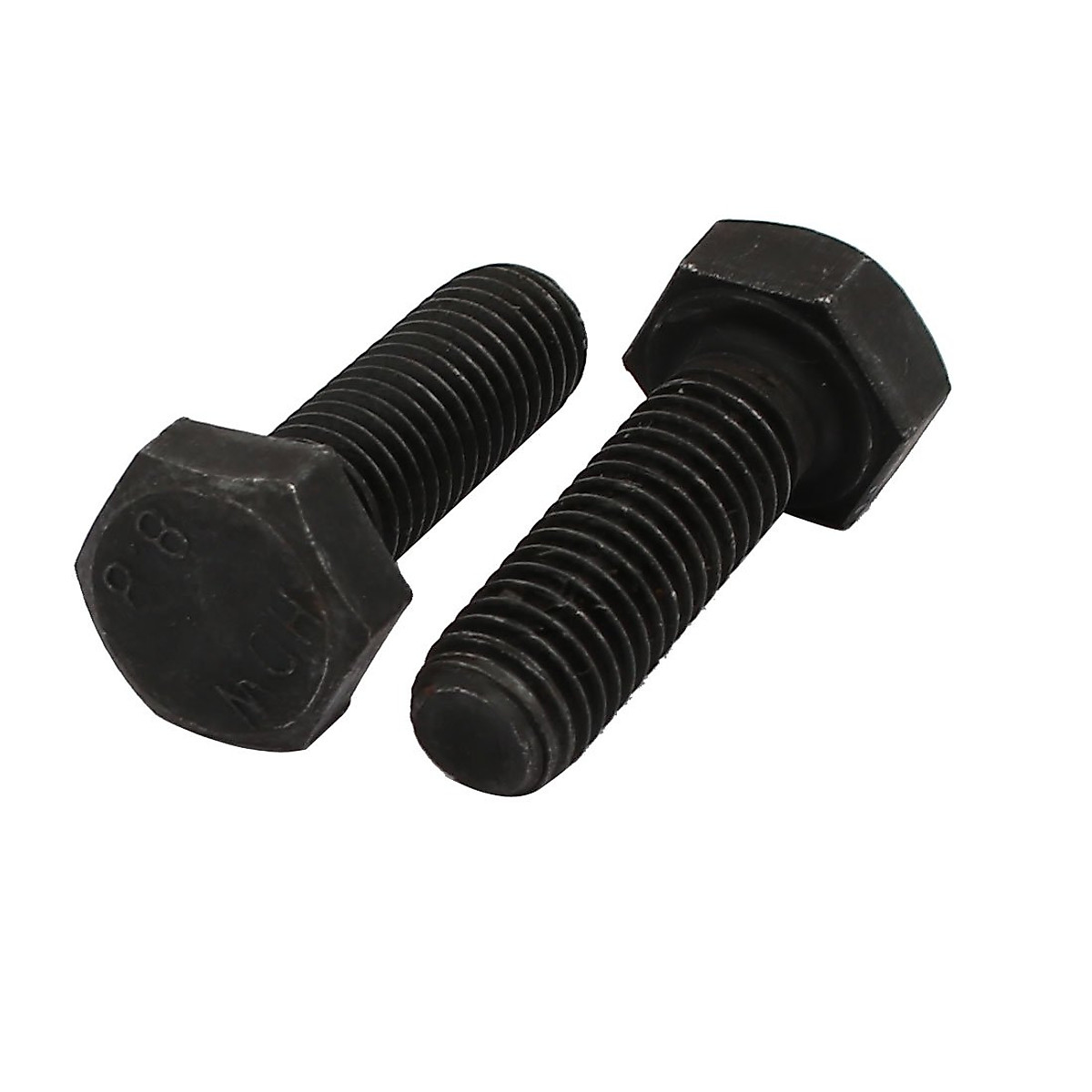 uxcell® 8.8 Grade M8x25mm Full Threaded Left Hand Thread Hex Head Bolt 2pcs