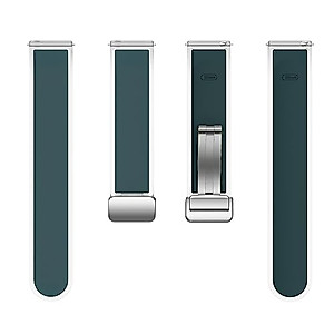 LYSMVIVI Silicone Watch Band 20mm 22mm Quick Release Magnetic Sport Watch Strap for Women Men, Translucent Bands