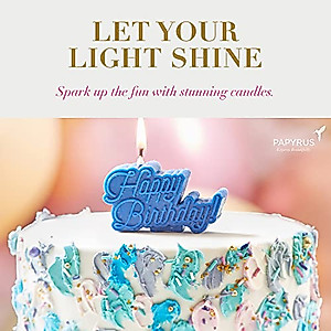 Papyrus Eco-Friendly Birthday Candles, Tie Dye (12-Count)