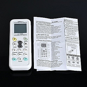 Universal Air Conditioner Remote Control LCD A/C Conditioning Controller 1000 in 1 for Mitsubishi Toshiba HITACHI FUJITSU Daewoo LG Sharp Samsung ELECTROLUX SANYO AUX GREE HAIER Huawei Air Condition