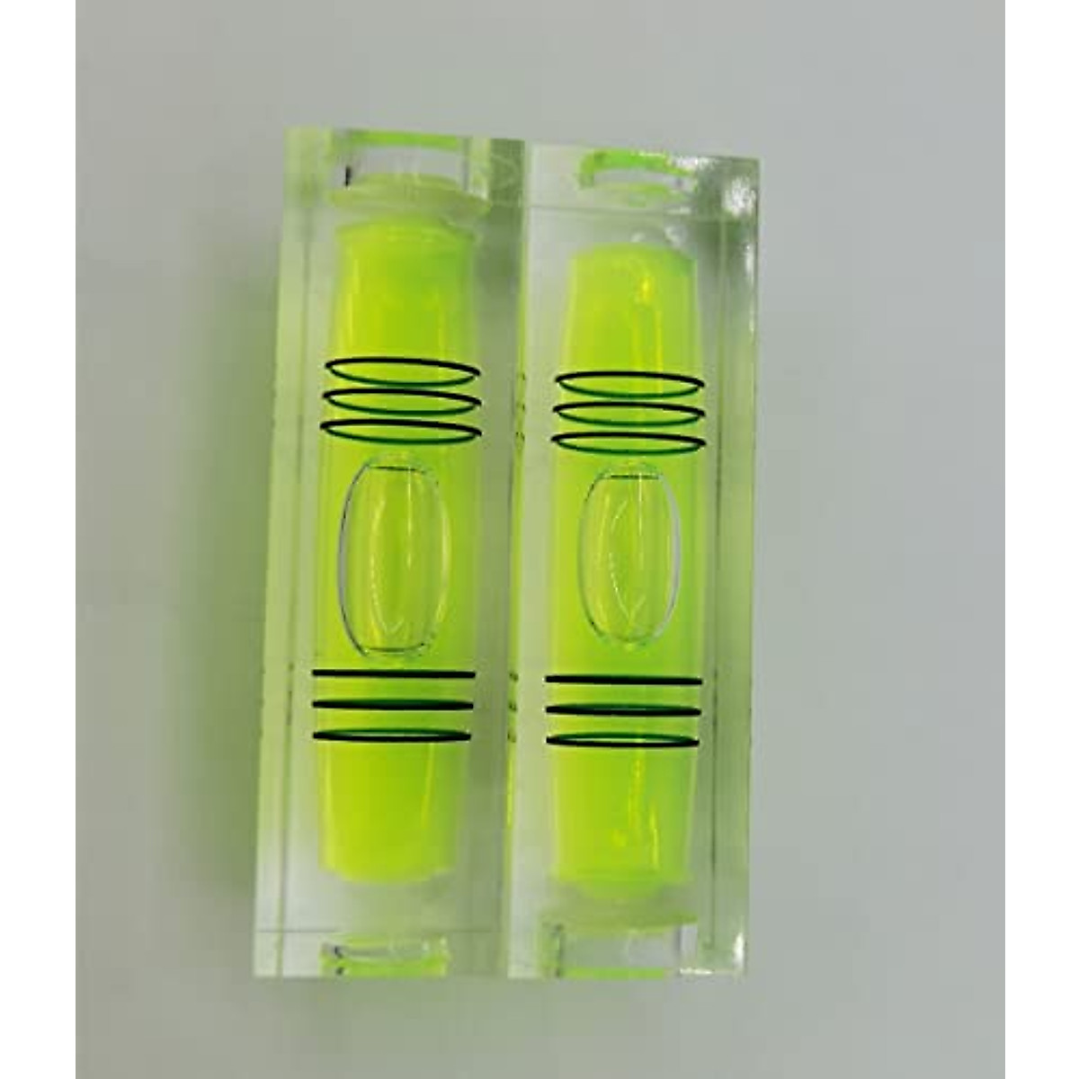 High Precision Bubble Spirit Levels Small Bullseye Level Long Square Mini Level for Wall Frames Hanging RV Tripod etc Measurement Leveling Tool 2 pcs(non-magnetic)