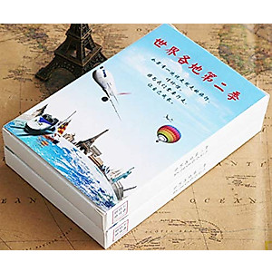 HOSTEESSCHOICE Beautiful Postcard set of 30 Post card variety pack World travel sites ,4 x 6 Inches, world B