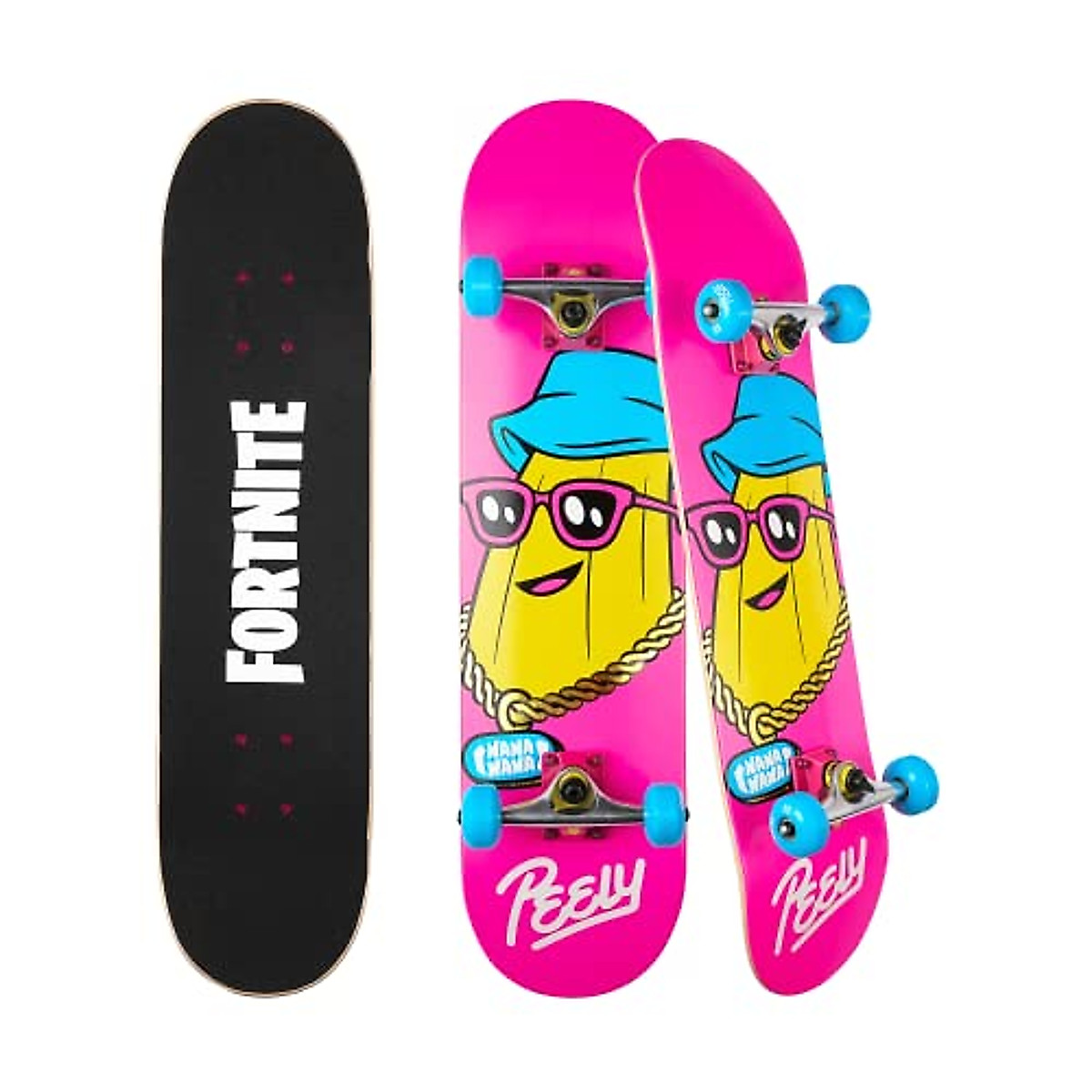Fortnite 31" Skateboard - Cruiser Skateboard with Printed Graphic Grip Tape, ABEC-5 Bearings, Durable Deck & Smooth Wheels