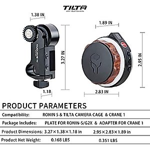 Tiltamax Nucleus-Nano: Wireless Lens Control System — Wirelessly Control The Focus or Zoom of Most DSLR or Cine-Style Lenses | Compatible with Ronin S