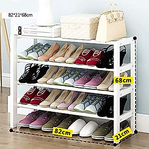 DINGZZ Shoe Rack, Shoe Shelf Storage Organizer for Entryway Hallway Bathroom for Boots Rack