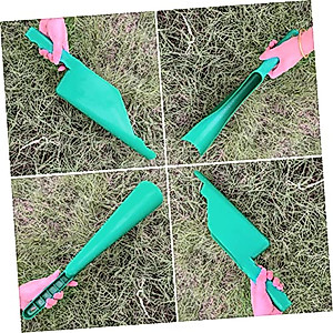 YARNOW 2pcs Gutter Shovel Ditch Supplies Garden Leaves Shovels Townhouses Cleaner Roof Tool for Tools Downspout Getter Spoon Gutters Guard Villas Cleaning Leaf Scoop Hand Home