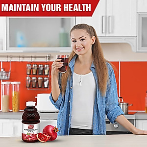 Lieber’s Pomegranate Juice – 32fl oz Pure and Natural Pomegranate Fruit Juice – No Added Sugar or Preservatives – Natural Juice Rich in Vitamin C and Antioxidants – Refreshing and Tasty