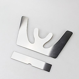 Airgoesin 1 Set Dental Occlusal Maxillary Casting Jaw Fox Plane Plate Autoclavable New