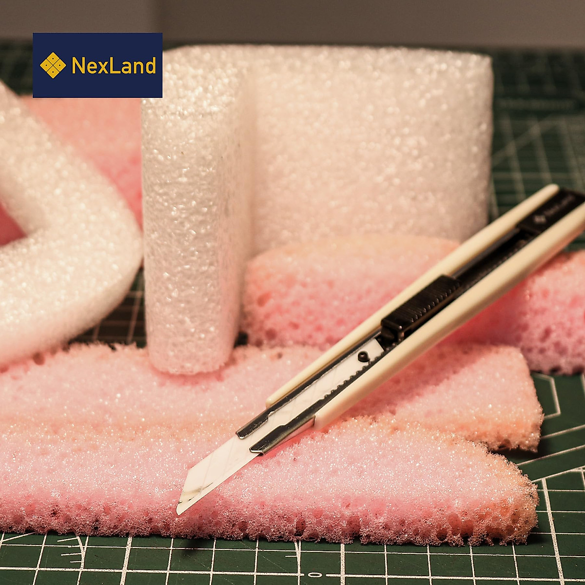 NexLand 2pack S1-P 9mm Utility Knife 30 Degree Tip with G3 Ultra-Sharp Ceramic Blade Snap Off Right Hand