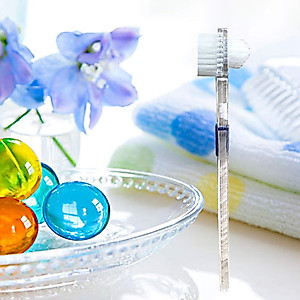 Brush Transparent Brush False Cleaning Brush Double-Sided Toothbrush Teeth Cleaning Tool