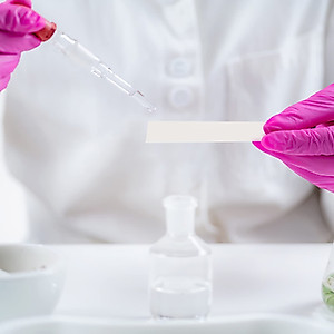 ULTECHNOVO 500pcs Quantitative Filter Paper Chromatography Paper Strips Laboratory Cleaning Paper for Chemistry Laboratories Classroom