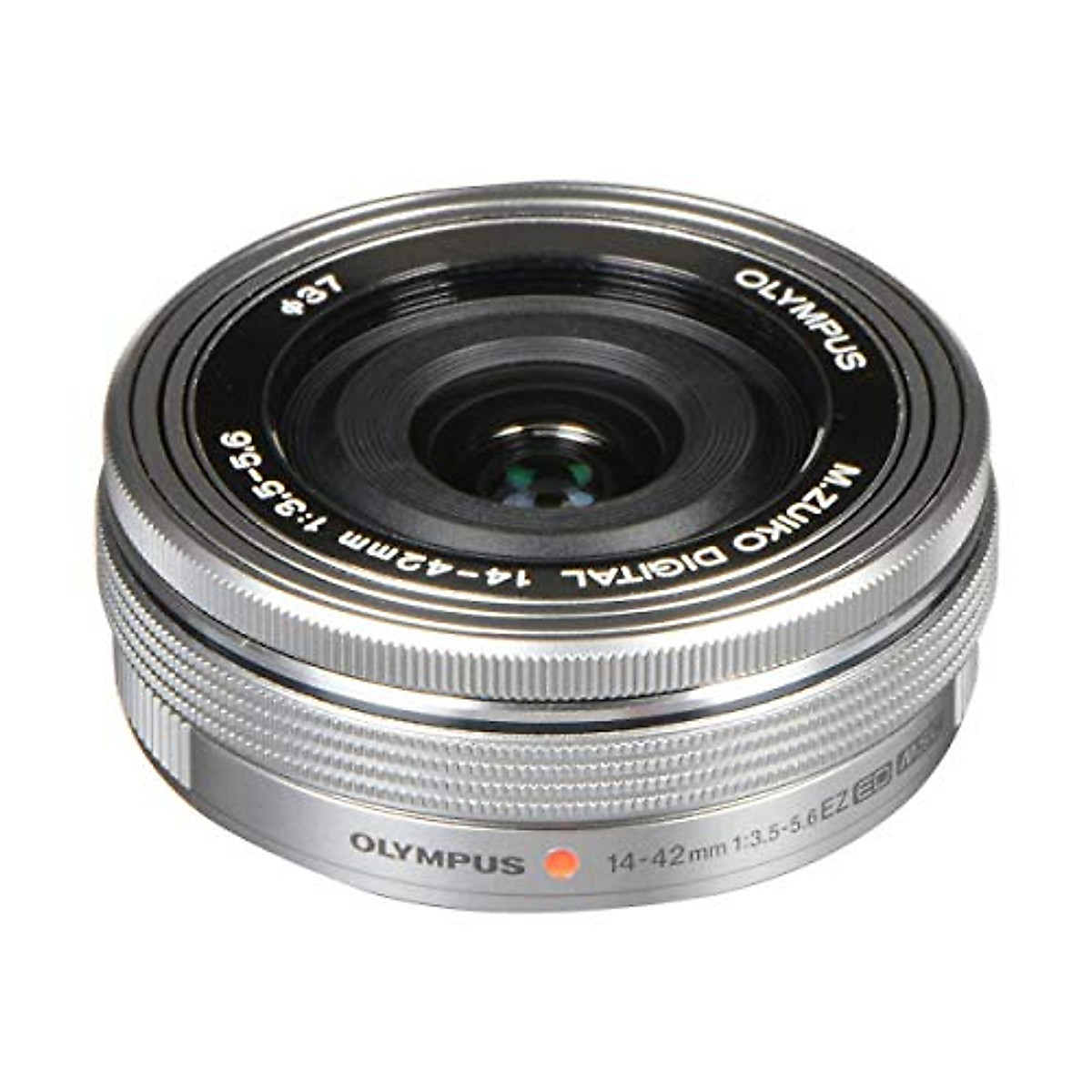 OM SYSTEM OLYMPUS M.Zuiko Digital 14-42mm F3.5-5.6 EZ Silver For Micro Four Thirds System Camera, Compact 3x zoom Lens