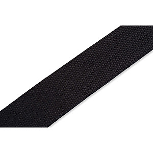 Levy's Leathers MSSC8-XL-BLK Signature Series Cotton XL Guitar Strap, Black