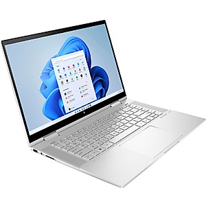 2022 HP Envy X360 15.6'' FHD IPS Touchscreen 2-in-1 Laptop Intel EVO Platform i5-1235U 10-Core Iris Xe Graphics 16GB DDR4 512GB SSD Thunderbolt 4 WiFi 6 Windows 10 Pro, Natural Silver (15-EW000)