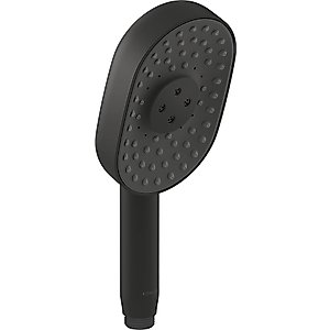 KOHLER 26284-BL Statement Oblong MULTIFUNCTION HAND SHOWER, Maximum Spray Performance with Three Spray Experiences, Matte Black, 2.5 GPM