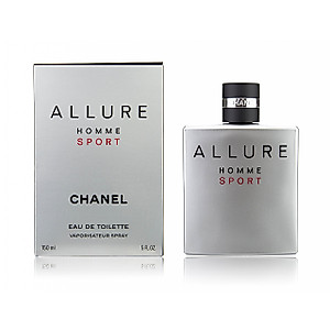 Chanel Allure Homme Sport for Men Eau De Toilette Spray, 5.0 Oz
