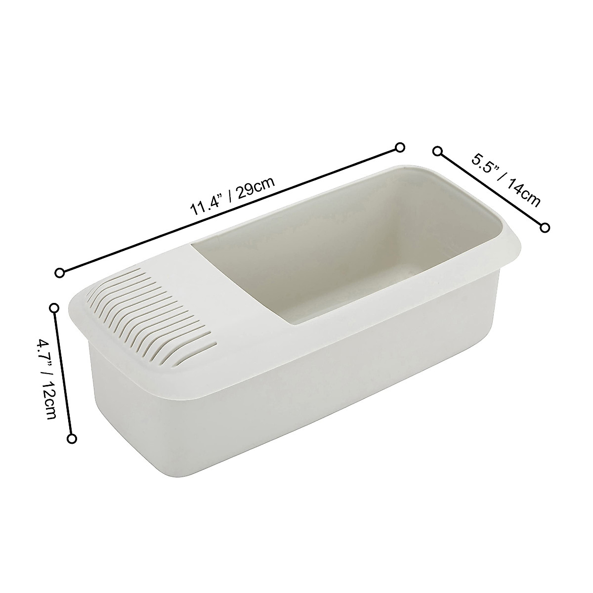 Rossiko Fields Microwave Pasta and Vegetable Cooker Steamer- Spaghetti Server with Strainer and Measurer - Complete with Pasta Fork - Dishwasher Safe Beige