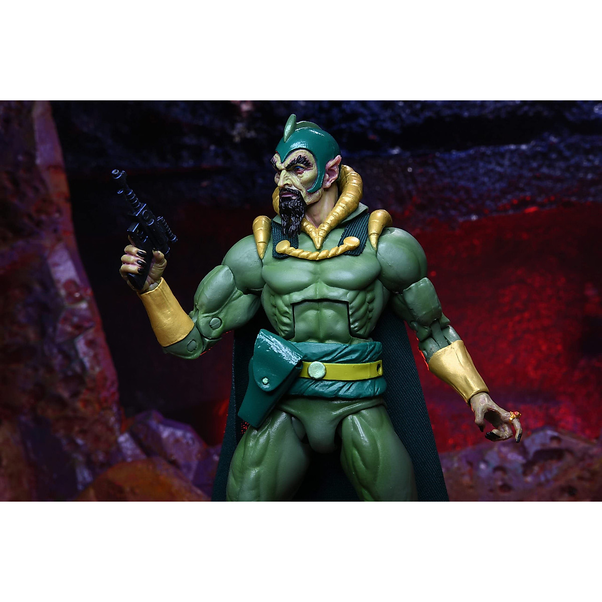 NECA King Features 7” Scale Action Figure – Original Superheroes Flash Gordon Series Ming The Merciless