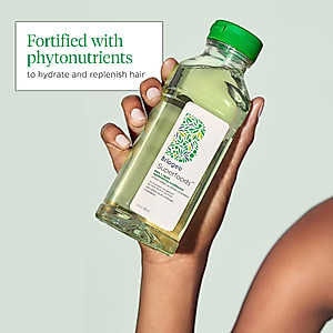 Briogeo Superfoods Matcha + Apple Replenishing Shampoo, Supports Healthy, Balanced Hair and Scalp, Shampoo for All Hair Types and Textures, Enhances Shine, Vegan, Cruelty-Free, 12.5 fl oz