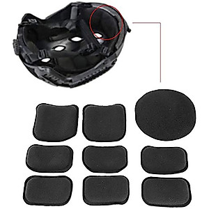 Hunting Explorer Tactical Airsoft Helmet Pads EVA Foam, 19pcs/Set Helmet Replacement Foam Padding Kits Set Accessories Mats for Fast/Mich/ACH/USMC/PASGT Helmet