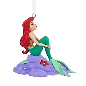 Hallmark Disney The Little Mermaid Ariel on Rock Resin Christmas Ornament