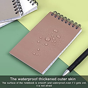 6Pcs Spiral Notebook, Double Loop Pocket Notebook, Office Style Mini Notebooks, Pocket Small Notepad, Small Notebooks 3x5, Small Spiral Notebook for Home School Office Travel Accessories - Color