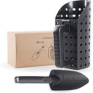 VIKOS Products Detector Accessories - Sand Scoop and Trowel for Detecting and Beachcombing - Made of Heavy-Duty Plastic - Lightweight and Portable Sand Scoop & Shovel for All Ages