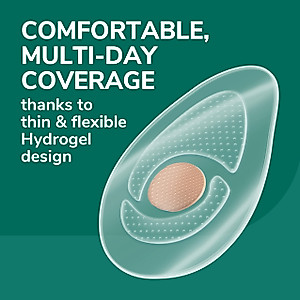 Dr. Scholl's CALLUS REMOVER Seal & Heal Bandage with Hydrogel Technology, 4ct // Removes Calluses Fast And Provides Cushioning Protection Against Shoe Pressure And Friction For All-Day Pain Relief