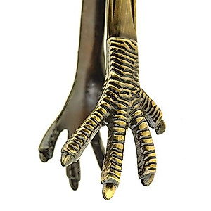 Barfly Talon Ice Tong, Antique Brass