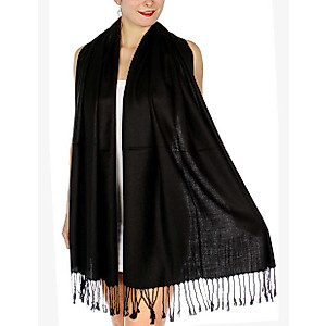 SERENITA Pashmina Shawls Wraps for Women. Dress Cover Up Formal. Cashmere Feel Wrap for Evening Dress.