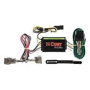 CURT 55260 Vehicle-Side Custom 4-Pin Trailer Wiring Harness, Fits Select Jeep Grand Cherokee , black