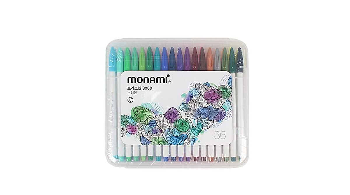 Monami Plus 3000 Sign Pen Set - 36 Colors Limited Edition
