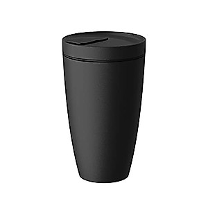 Villeroy & Boch Manufacture Rock Coffee To Go mug, Premium Porcelain, 350 ml, matt black