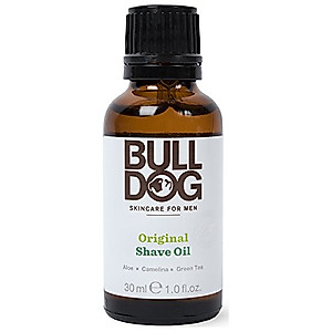 Bulldog Mens Skincare and Grooming Original Shaving Oil, Beard Care, 1 Fl Oz