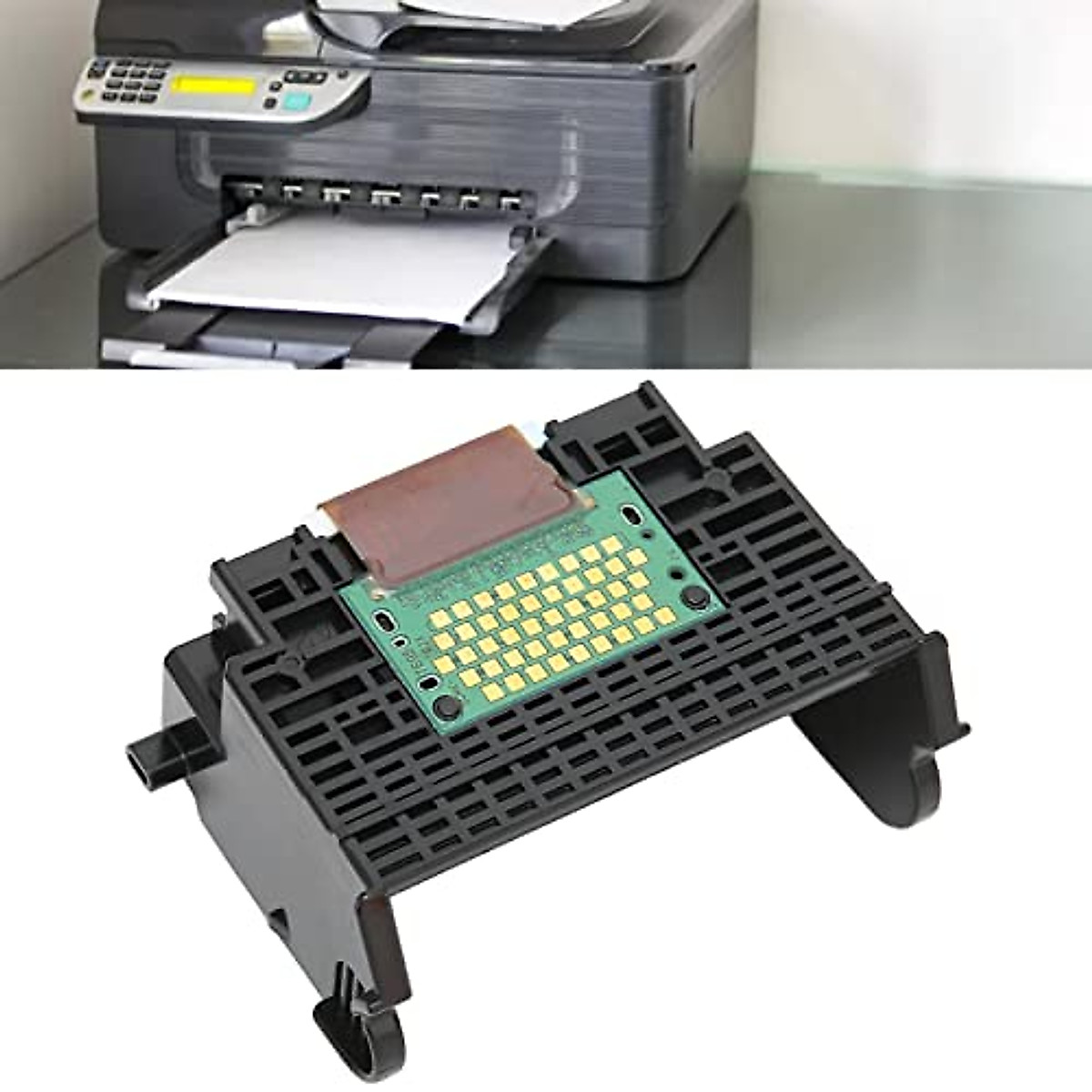 Kafuty-1 QY6-0075 Print Head for Canon iP5300 MP810 iP4500 MP610 MX850, High Resolution Single Black Printhead Parts for Canon, with Protective Cover