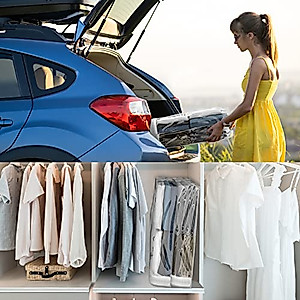 Houseables Plastic Storage Bags, Zipper Case, Clear, 18" x 15", 5 Pack, Vinyl, Moth Proof, for Blanket, Linen, Sweater, Bed Sheet, Quilt, Clothes, Pillow, Comforter, Foldable