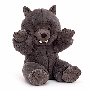 Jellycat Wilf Wolf Stuffed Animal, 11" | Wolf Plush Toy | Classic Children's Gift | Halloween Plush