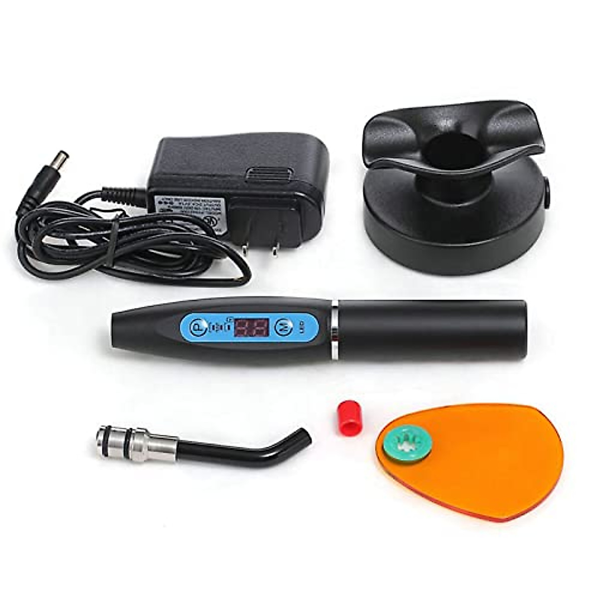 haillusty Portable LED Lamp Easy to Move (Black)