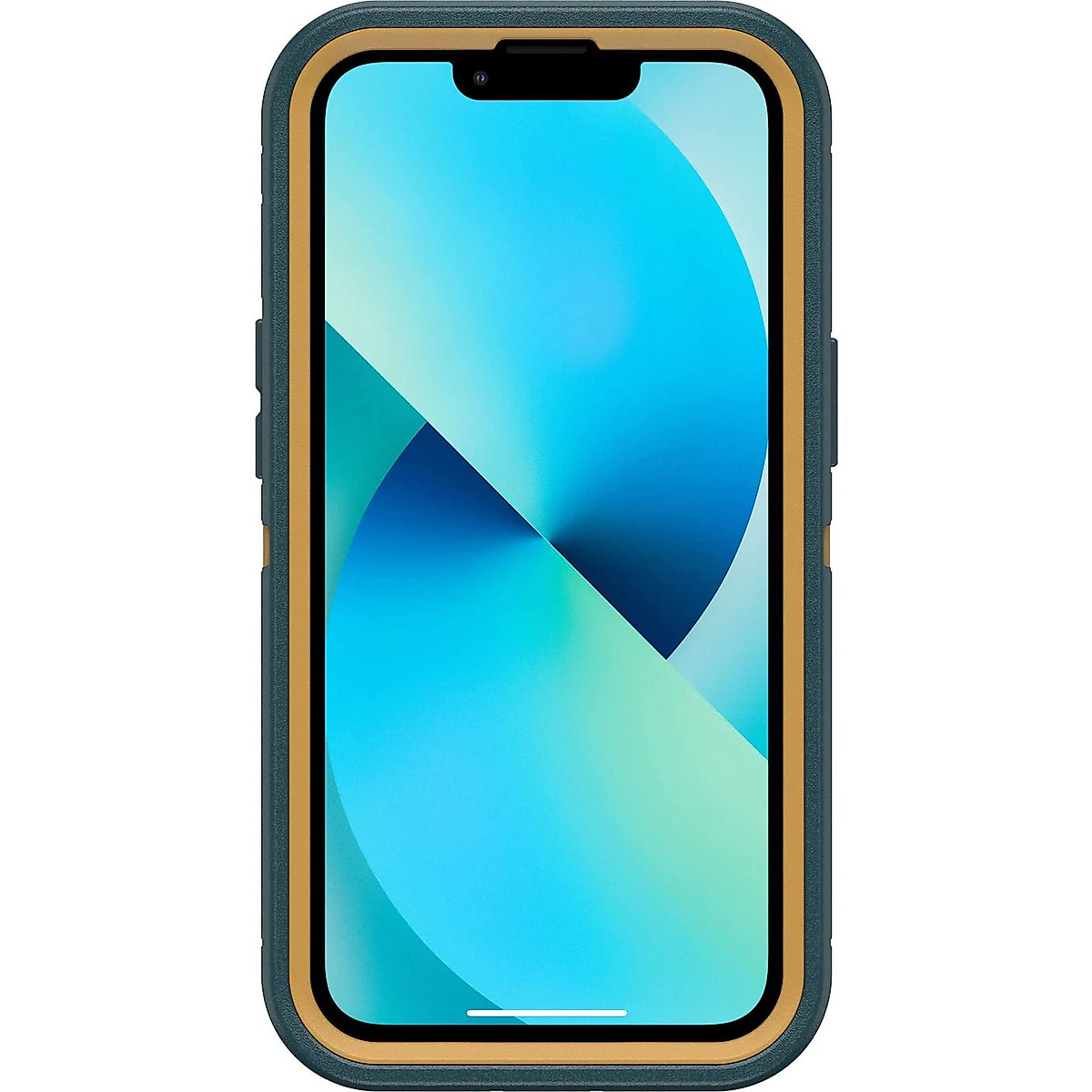 OtterBox Defender Series Rugged Case for iPhone 13 (NOT Mini/Pro/Pro Max) Case Only - Non-Retail Packaging - Hunter Green - with Microbial Defense