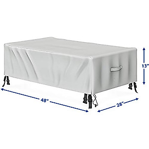 Simple Houseware Patio Coffee Table Cover, 48 x 28 x 13 Inches
