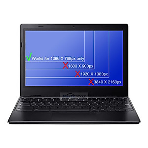 Rinbers 11.6" HD 30Pins Non Touch LCD Screen Display LED Panel Replacement for Dell Chromebook 11 3120 P22T 3180 3181 3100 5190 3110 P29T Latitude 3150 3160 3189 3190 for Acer C731 C732 C733 C734 C736