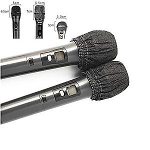 Saidbuds 100 Pcs Sanitary Headphone Ear Covers Disposable Non-Woven Stretch Earpad Covers Hygienic Earmuff Covers for Most On Ear Headphones with 2~3 Inches Earpads (Black)