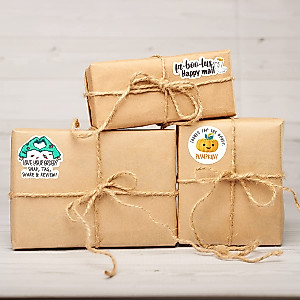 Wailozco 240 PCS Love Your Order Halloween Stickers,Funny Small Business Envelopes Stickers for Business Packages/Handmade Goods/Bags,Halloween Theme Small Shop Business Stickers for Envelopes Seals