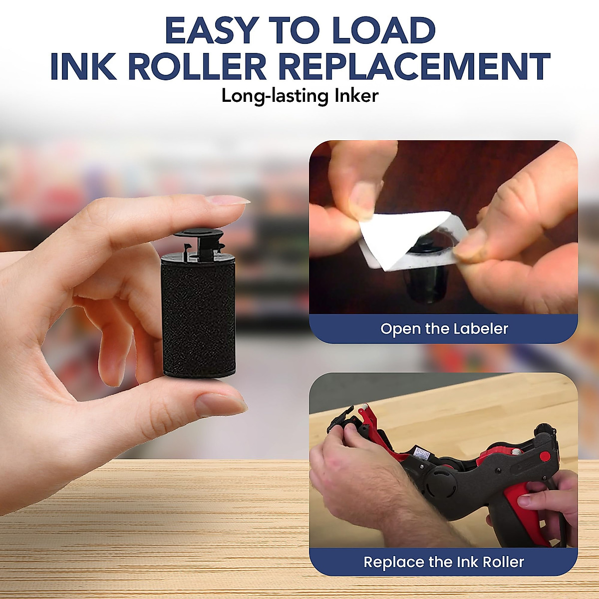 Monarch Ink Roll for Monarch 1131 & 1136 Price Labelers (Pack of 4)