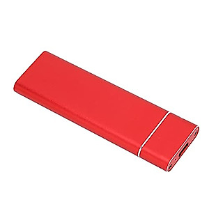 SSD Enclosure, NVME SSD Enclosure High Heat Dissipation High Speed Transfer Dual Protocol Plug and Play for 2230mm (Red)